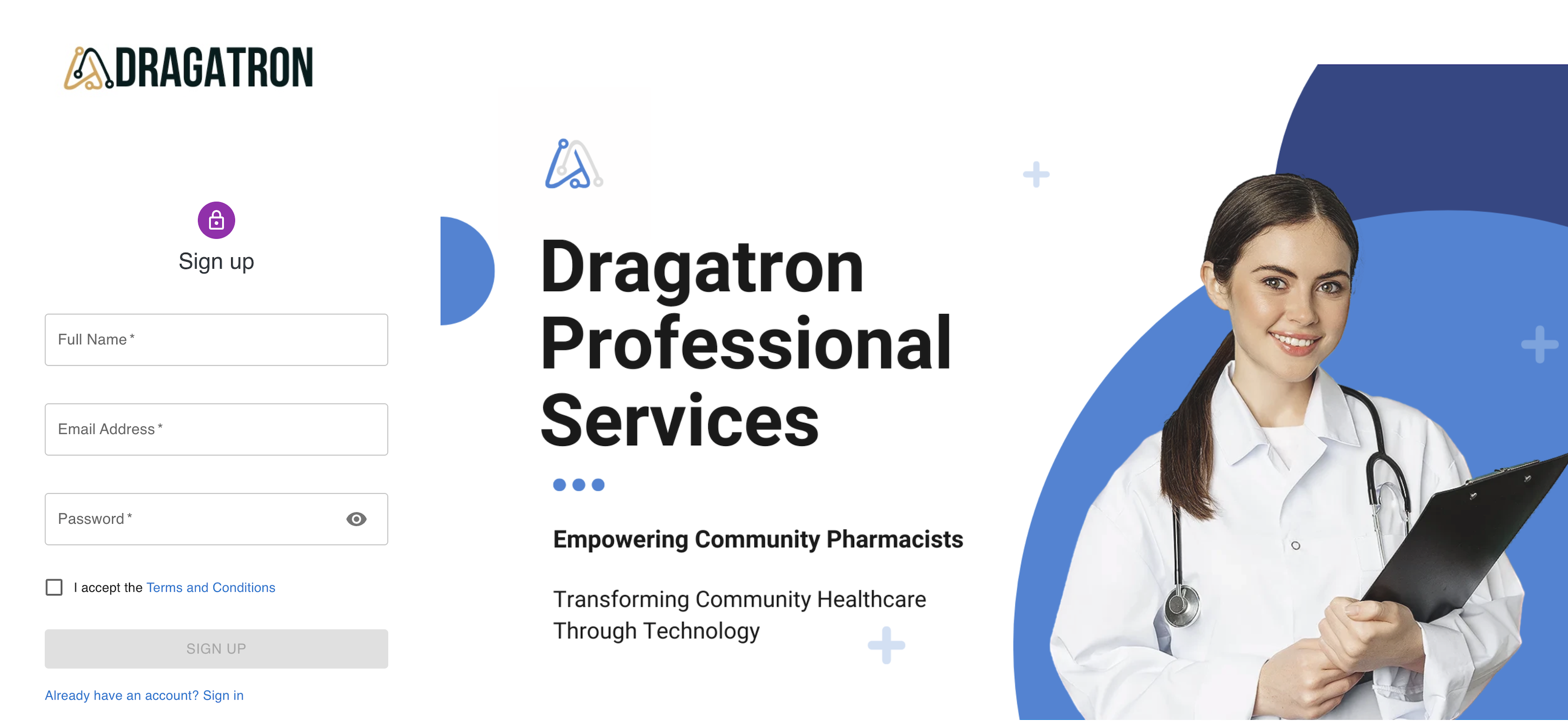 Dragatron | Pharmacy Onboarding Portal